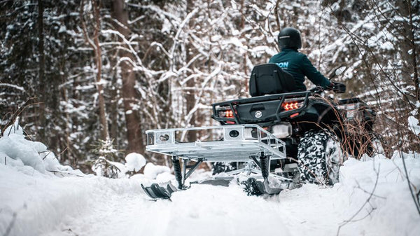 Ski sled (platform trailer on skis)
